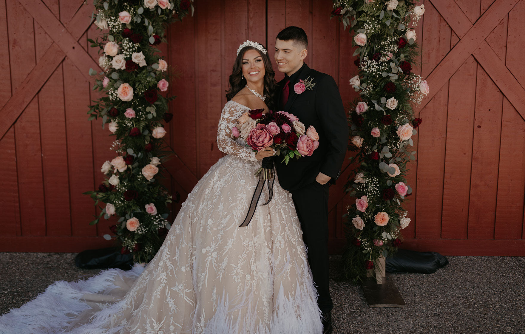 Modern Barn Wedding: Morilee Real Bride Brooklynn