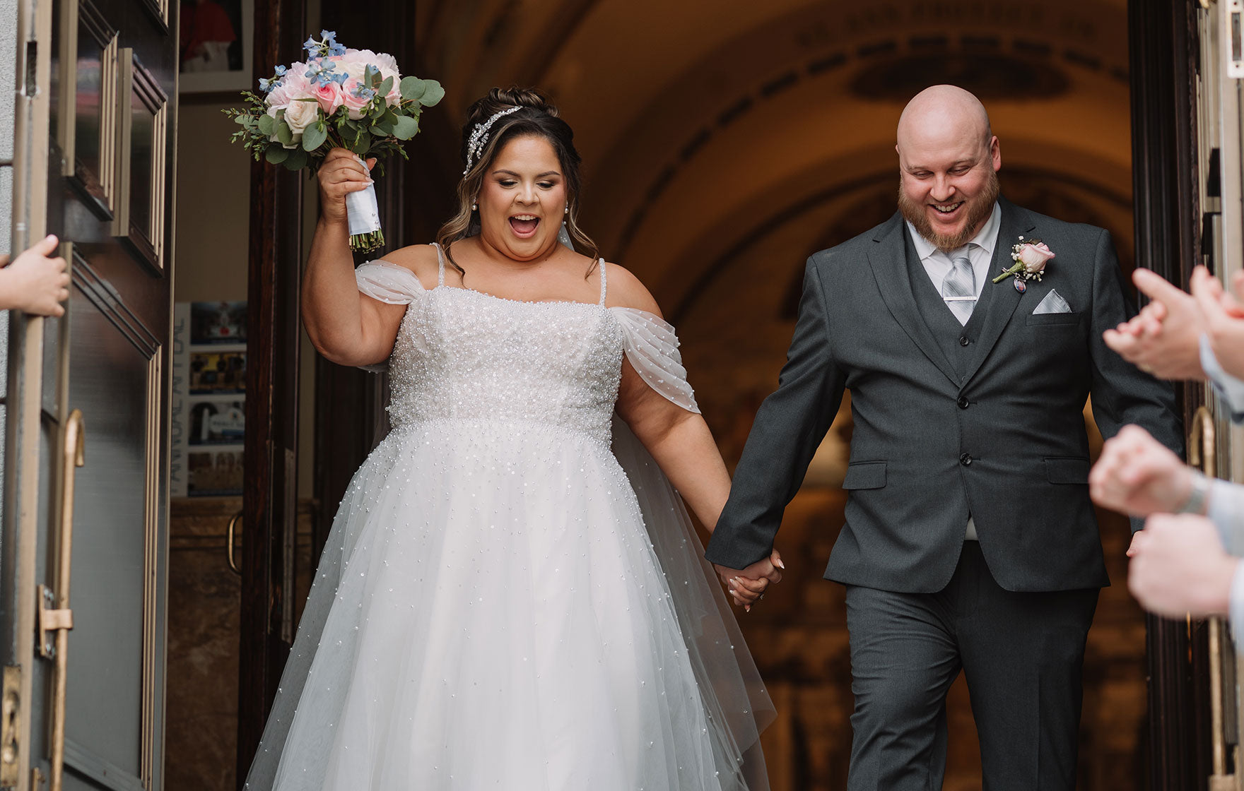 Perfect in Pearls: Morilee Real Bride Nina
